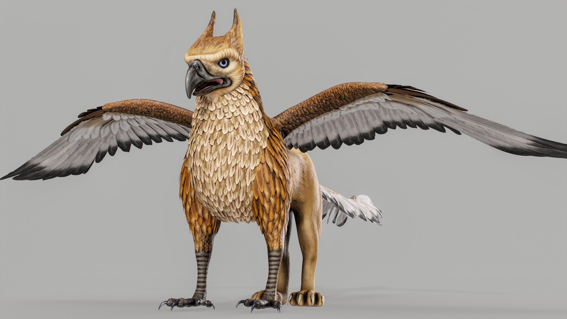 Gryphon Character PBR 3D - TurboSquid 2168966