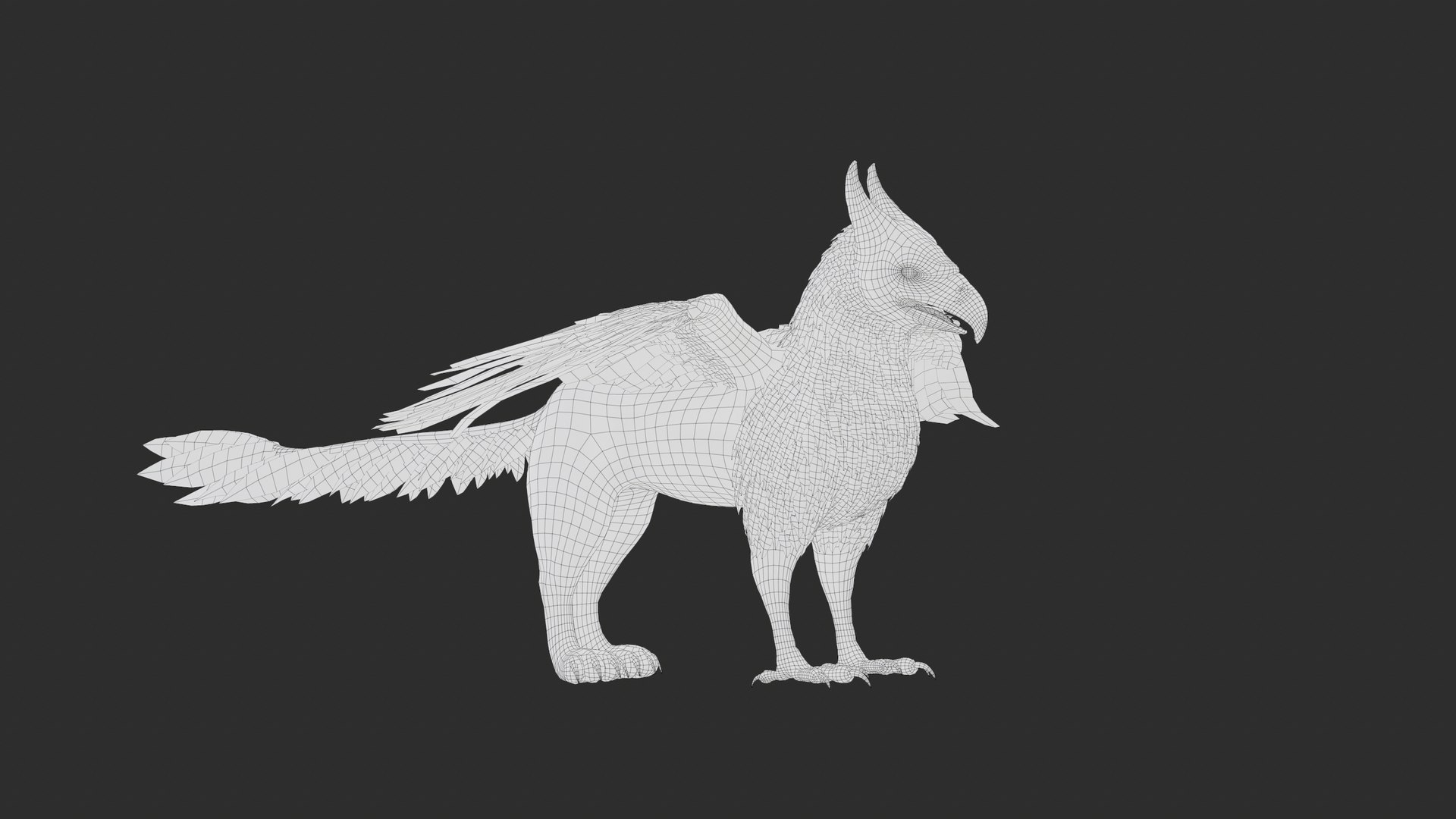 Gryphon Character PBR 3D - TurboSquid 2168966