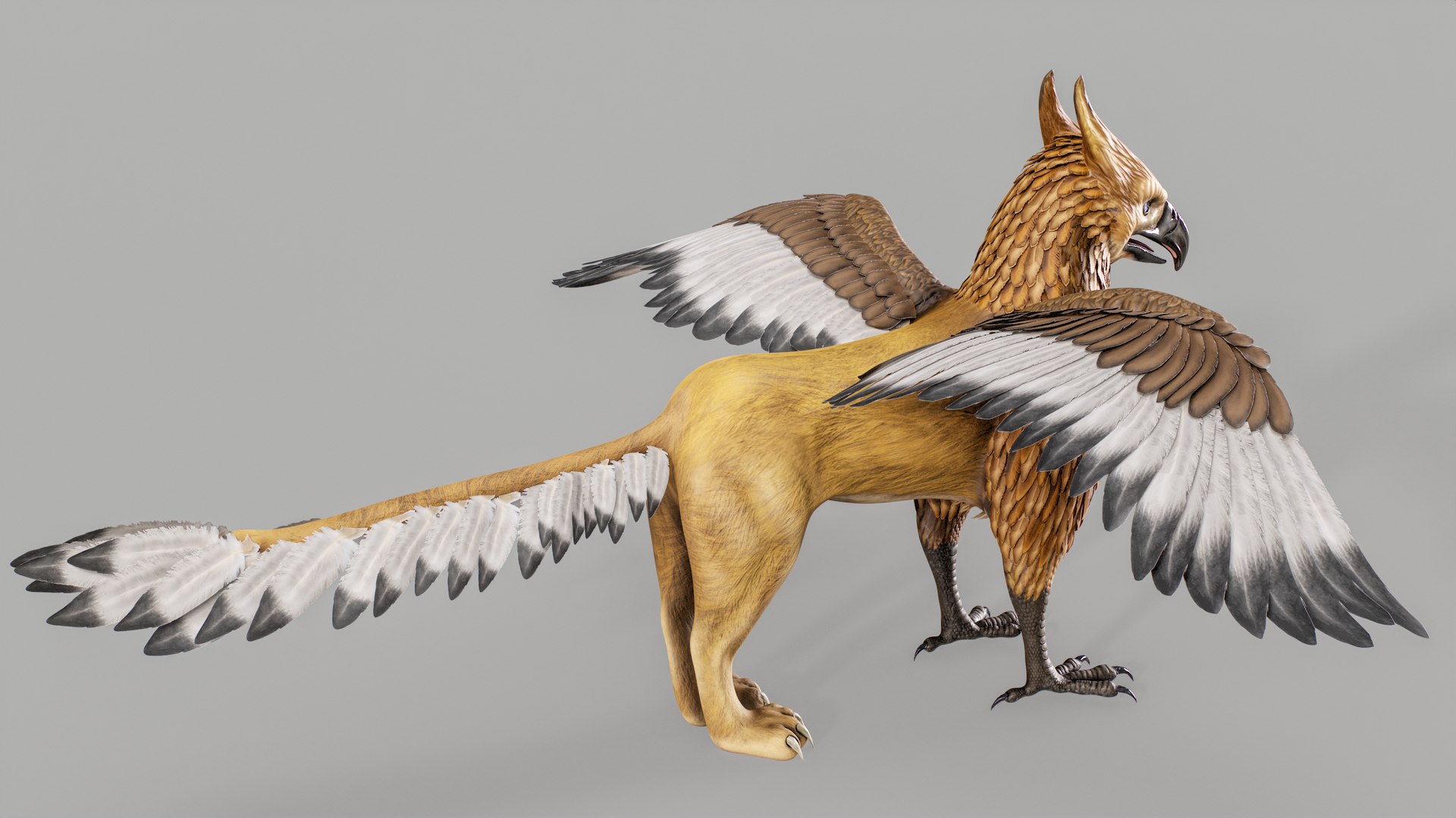 Gryphon Character PBR 3D - TurboSquid 2168966