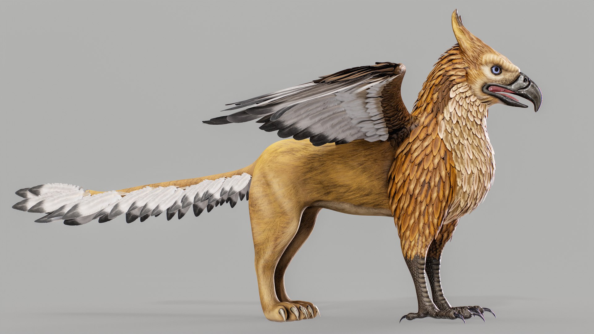 Gryphon Character PBR 3D - TurboSquid 2168966