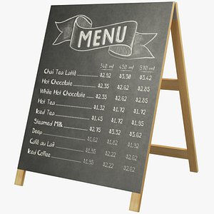 3D Menu Board Models - Browse & Download Formats - TurboSquid