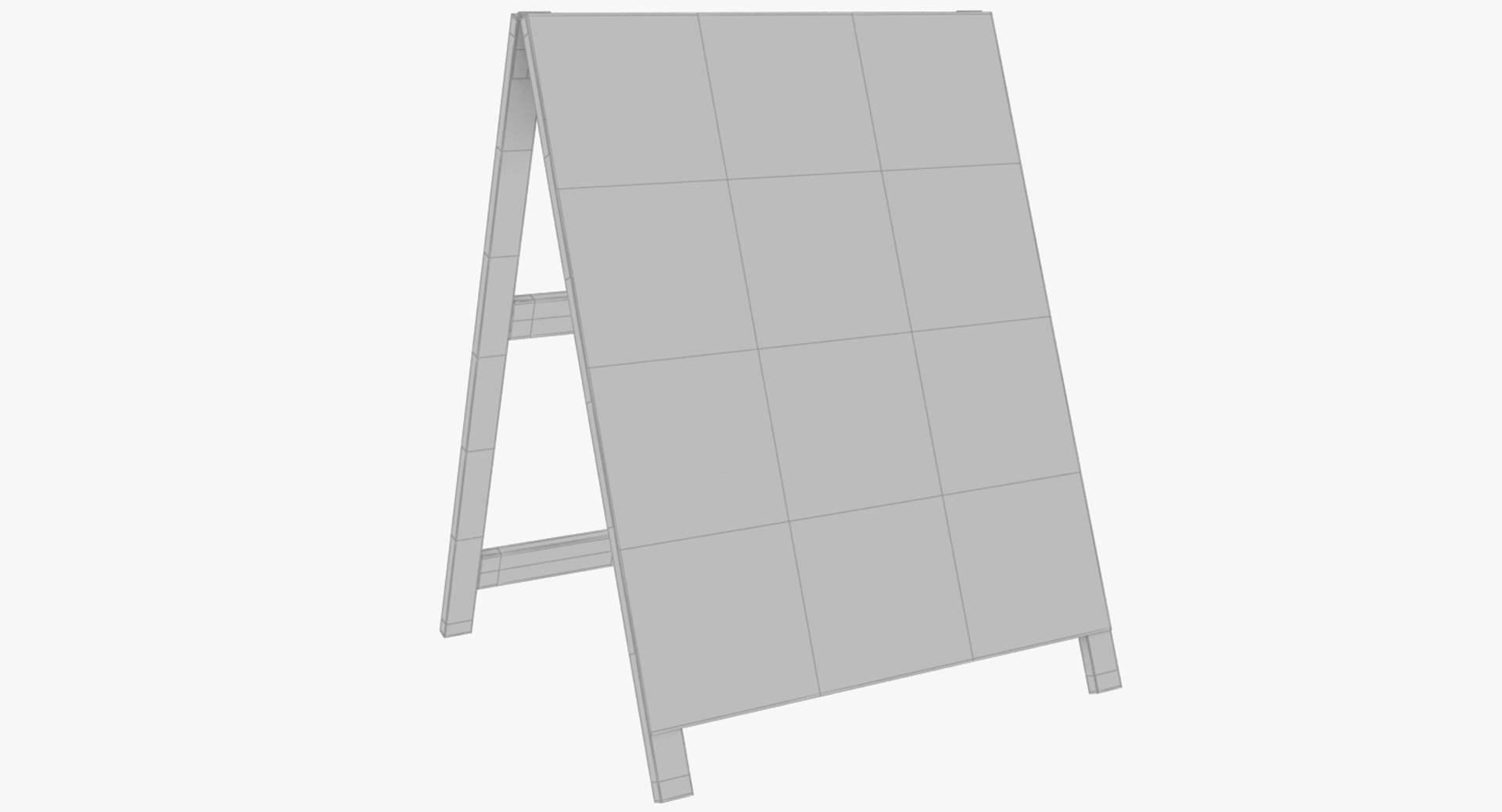 Menu Board 3D Model - TurboSquid 1227417