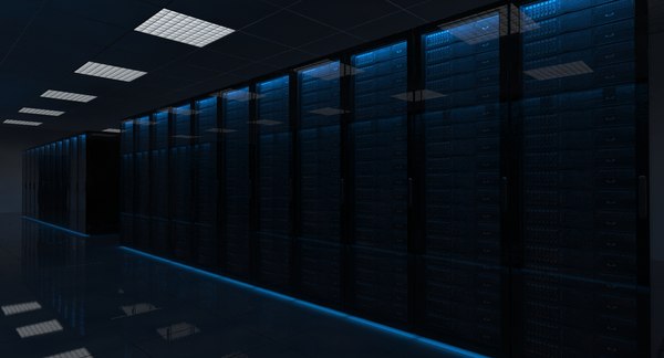 3ds max server room