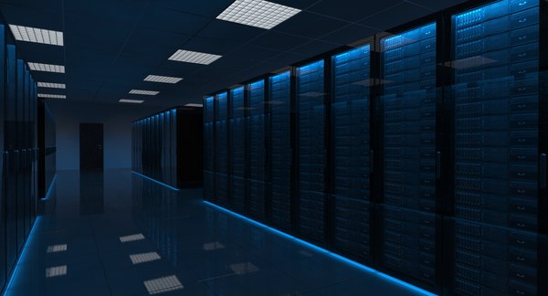 3ds max server room