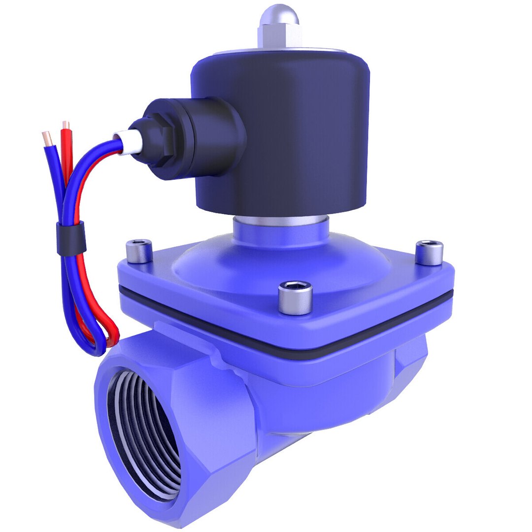 3D Water Solenoid Valve 68 - TurboSquid 2308139