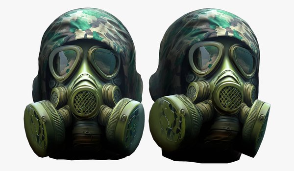 Gas mask helmet military combat fantasy cyborg space 3D - TurboSquid ...