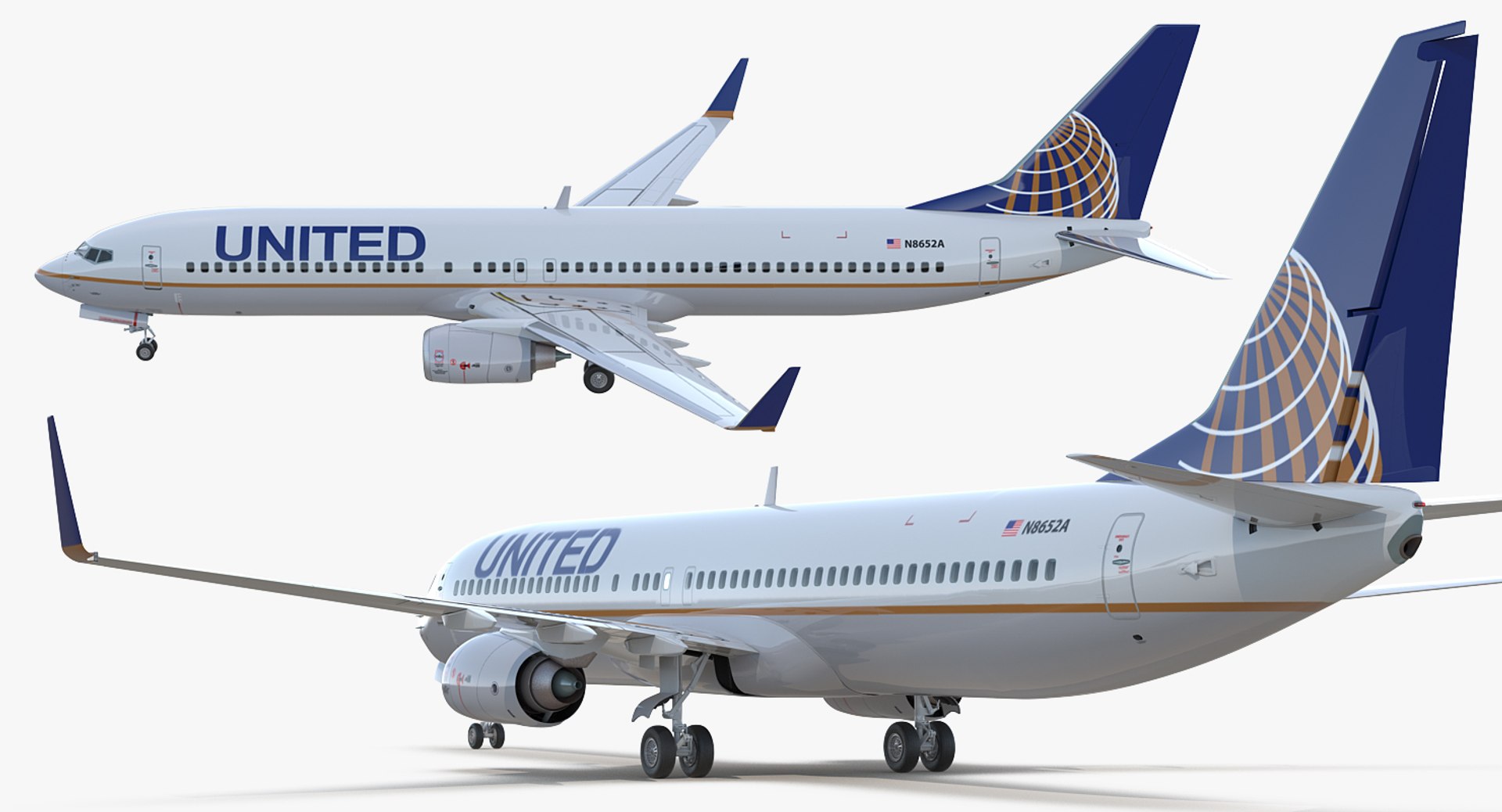 Boeing 737-900 er united airlines model - TurboSquid 1253327