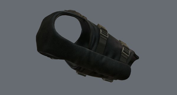 police dog body armor obj