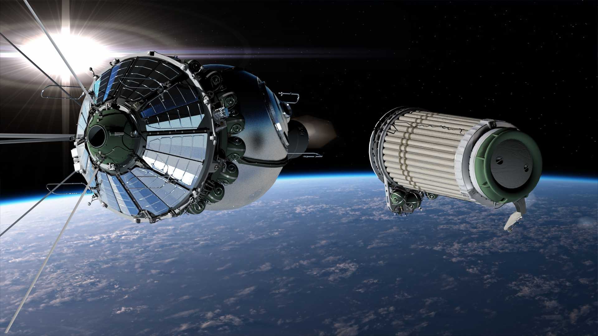 Voskhod-2 Spacecraft With Interior 3D - TurboSquid 2182953