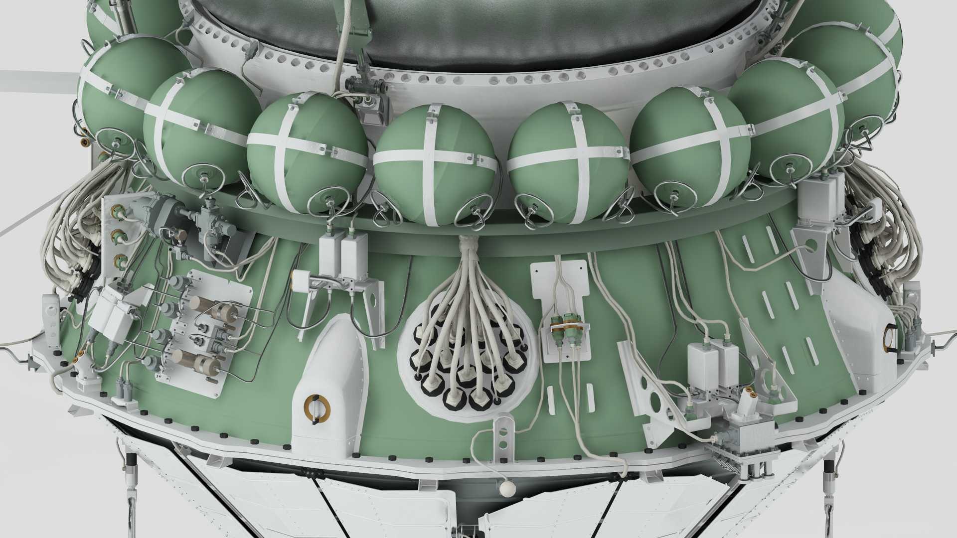 Voskhod-2 spacecraft with interior 3D - TurboSquid 2182953