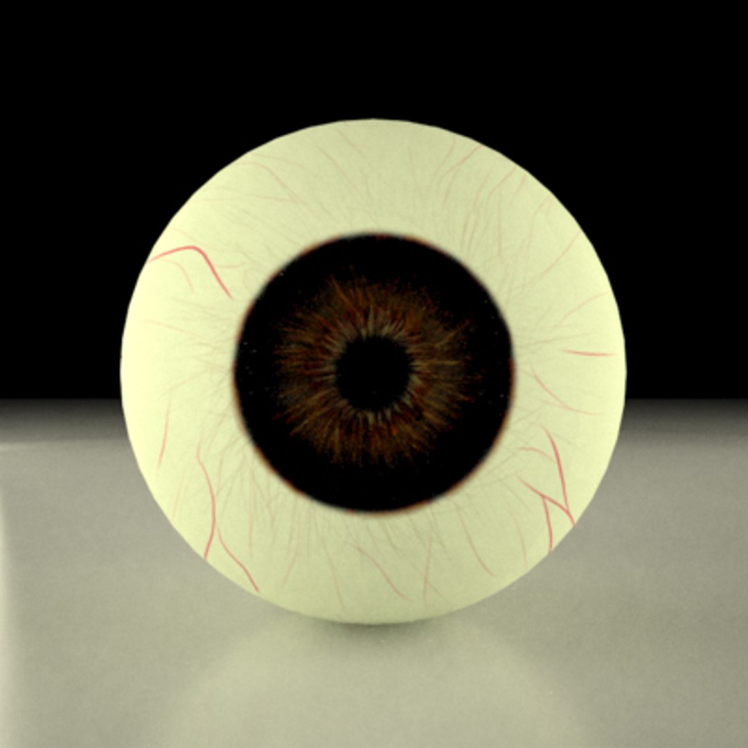 Dark Human Eye 3d Model