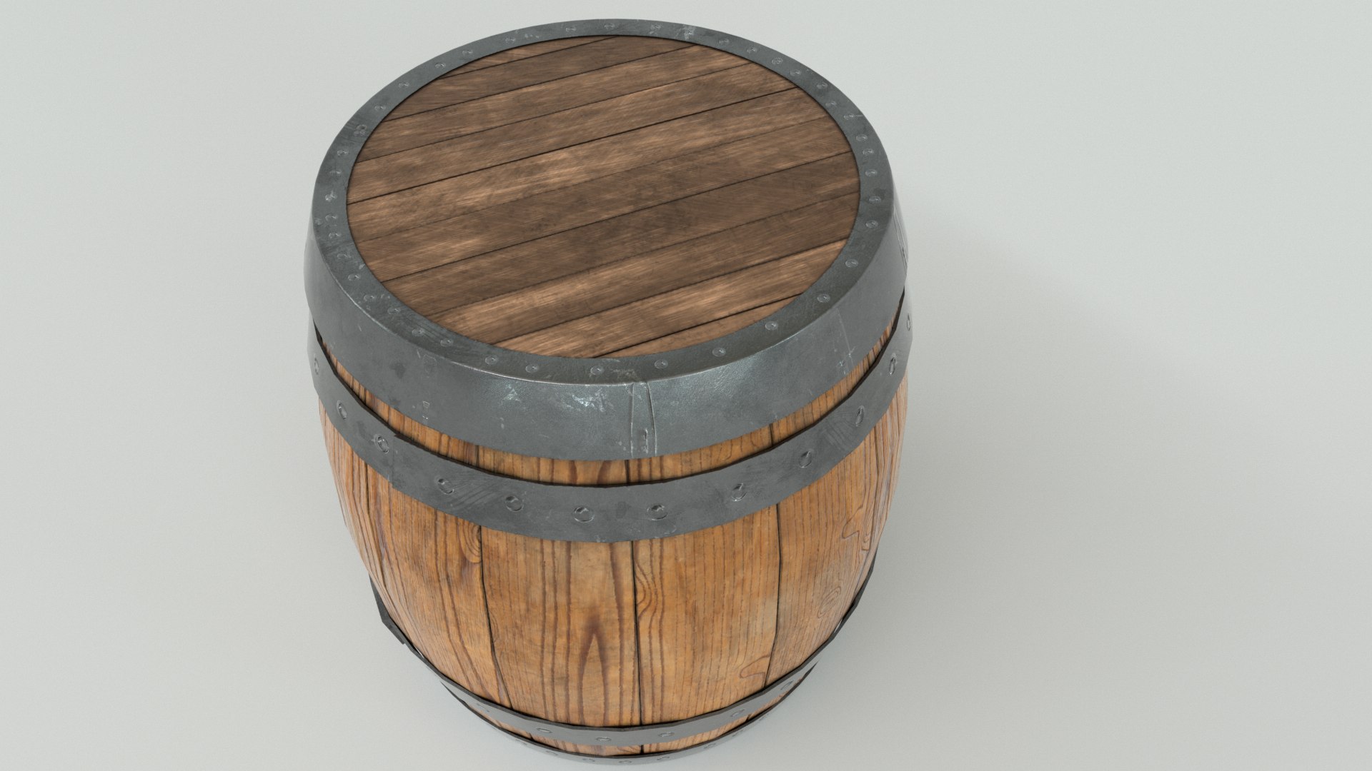 3D wooden barrel model - TurboSquid 1749413