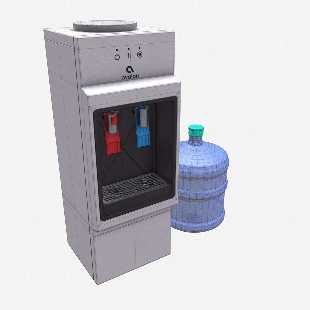 Water Cooler Cooling 3D Model - TurboSquid 1641815