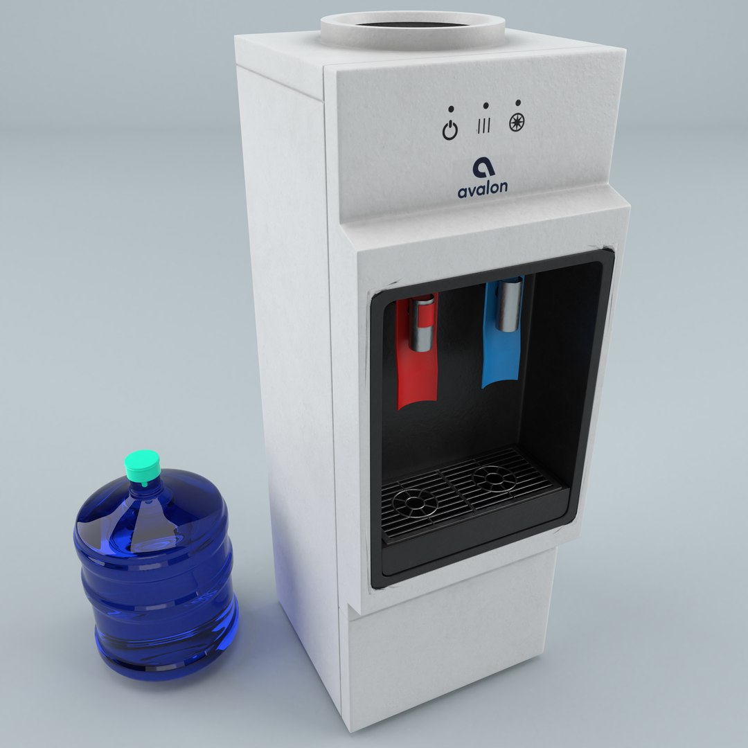 Water Cooler Cooling 3D Model - TurboSquid 1641815