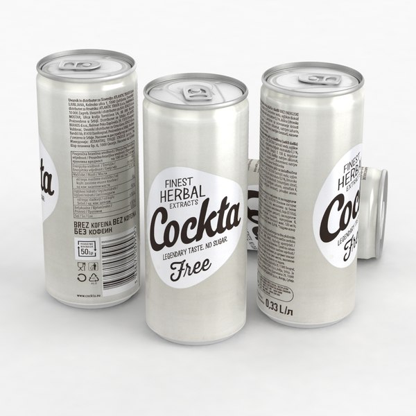 Beverage Can Cockta Sugar Free 330ml Tall 2021 3D model - TurboSquid ...