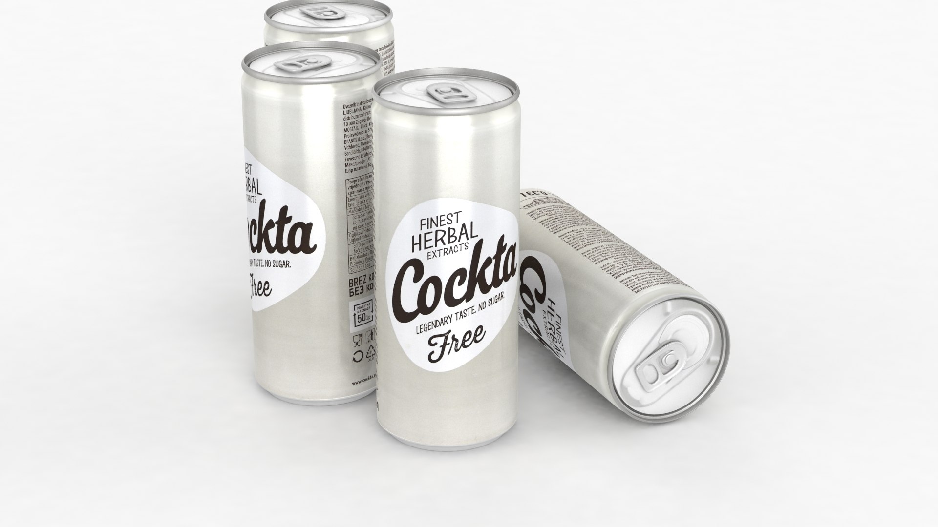 Beverage Can Cockta Sugar Free 330ml Tall 2021 3D Model - TurboSquid ...