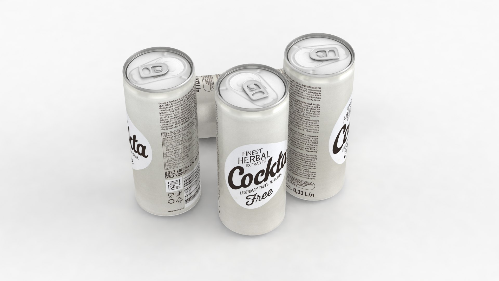 Beverage Can Cockta Sugar Free 330ml Tall 2021 3D Model - TurboSquid ...