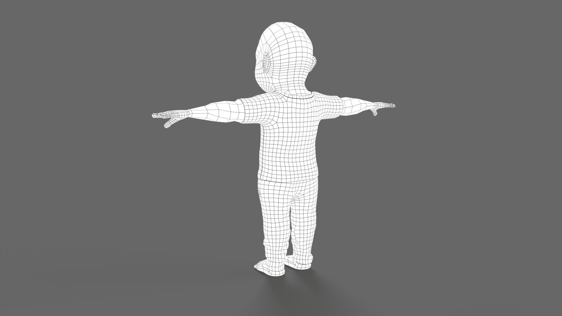 Cute Cartoon Boy Character Model - TurboSquid 1647685