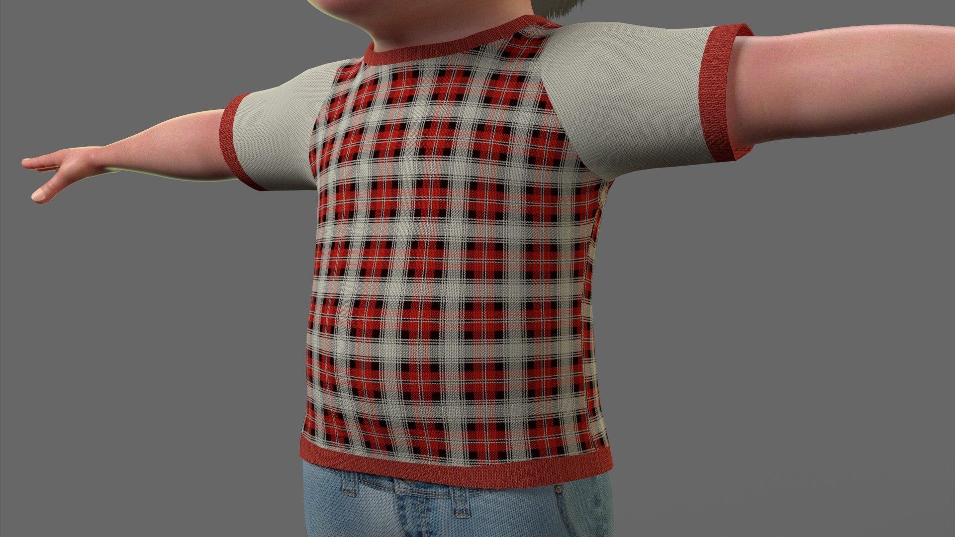 Cute Cartoon Boy Character Model - TurboSquid 1647685