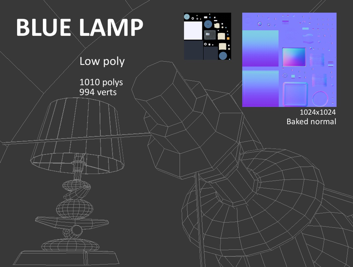 Blue Lamp 3ds Free