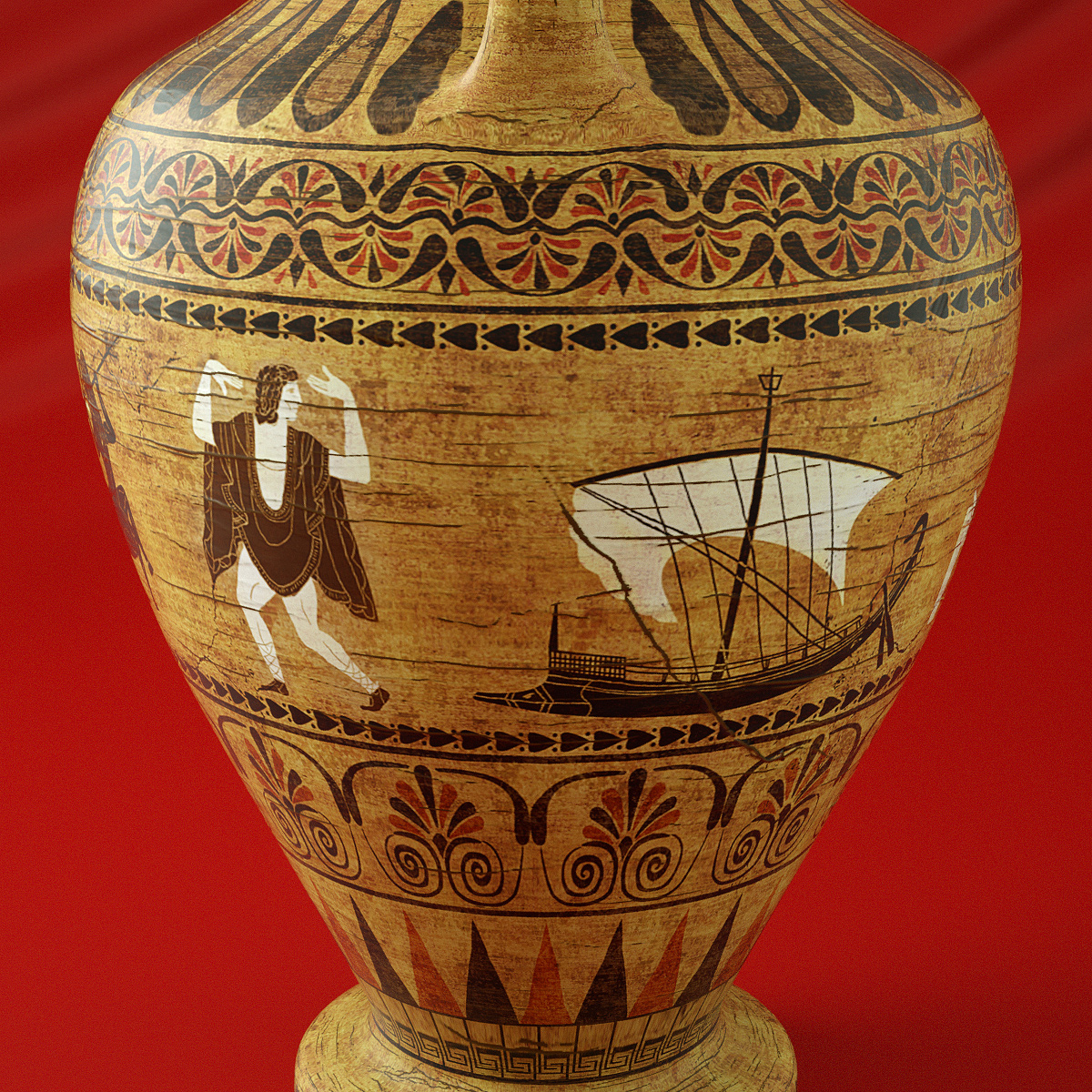 vase ancient 3d model