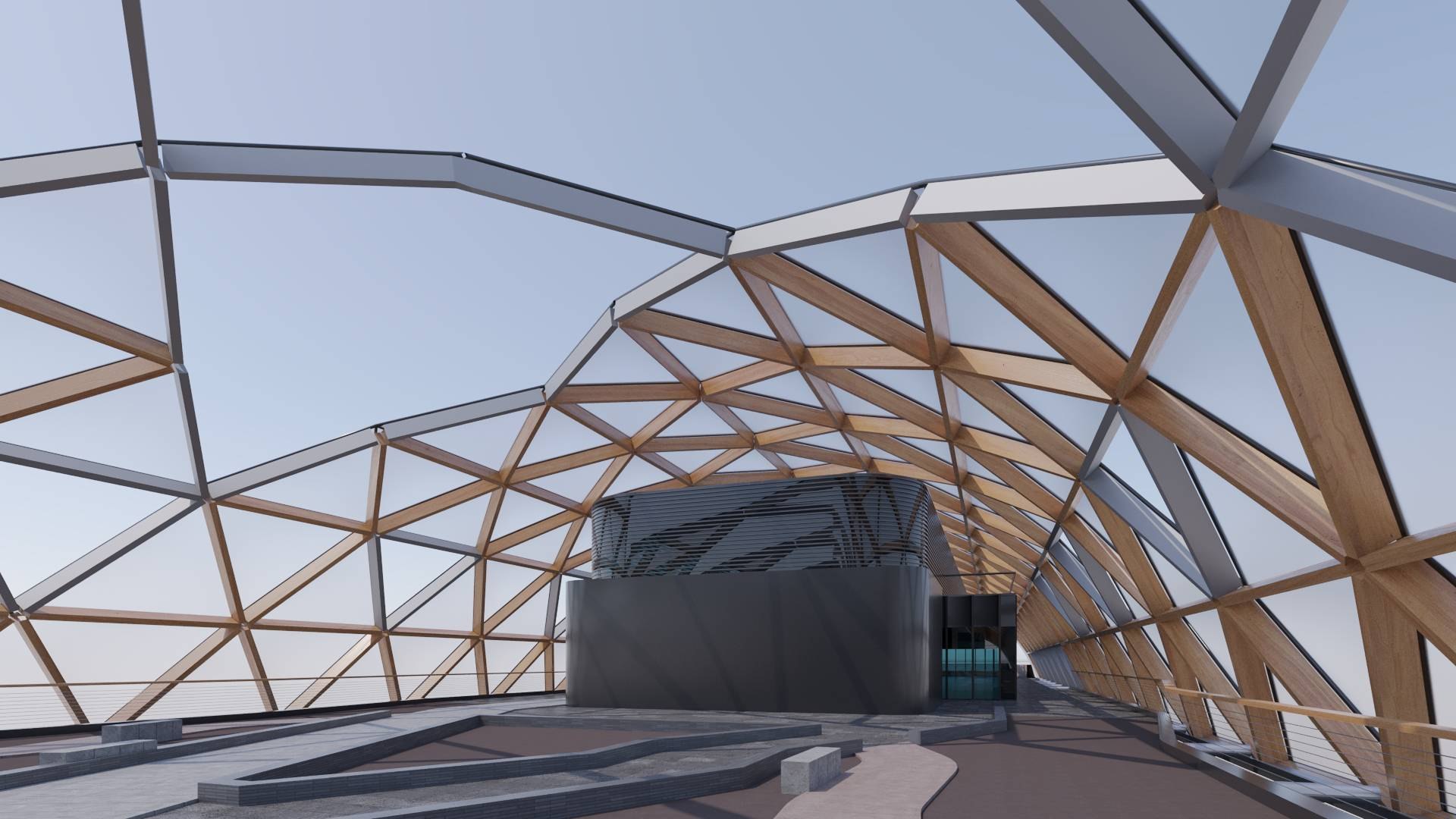 Crossrail Place Station Building 3D model - TurboSquid 1944074