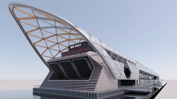 Crossrail Place Station Building 3D model - TurboSquid 1944074