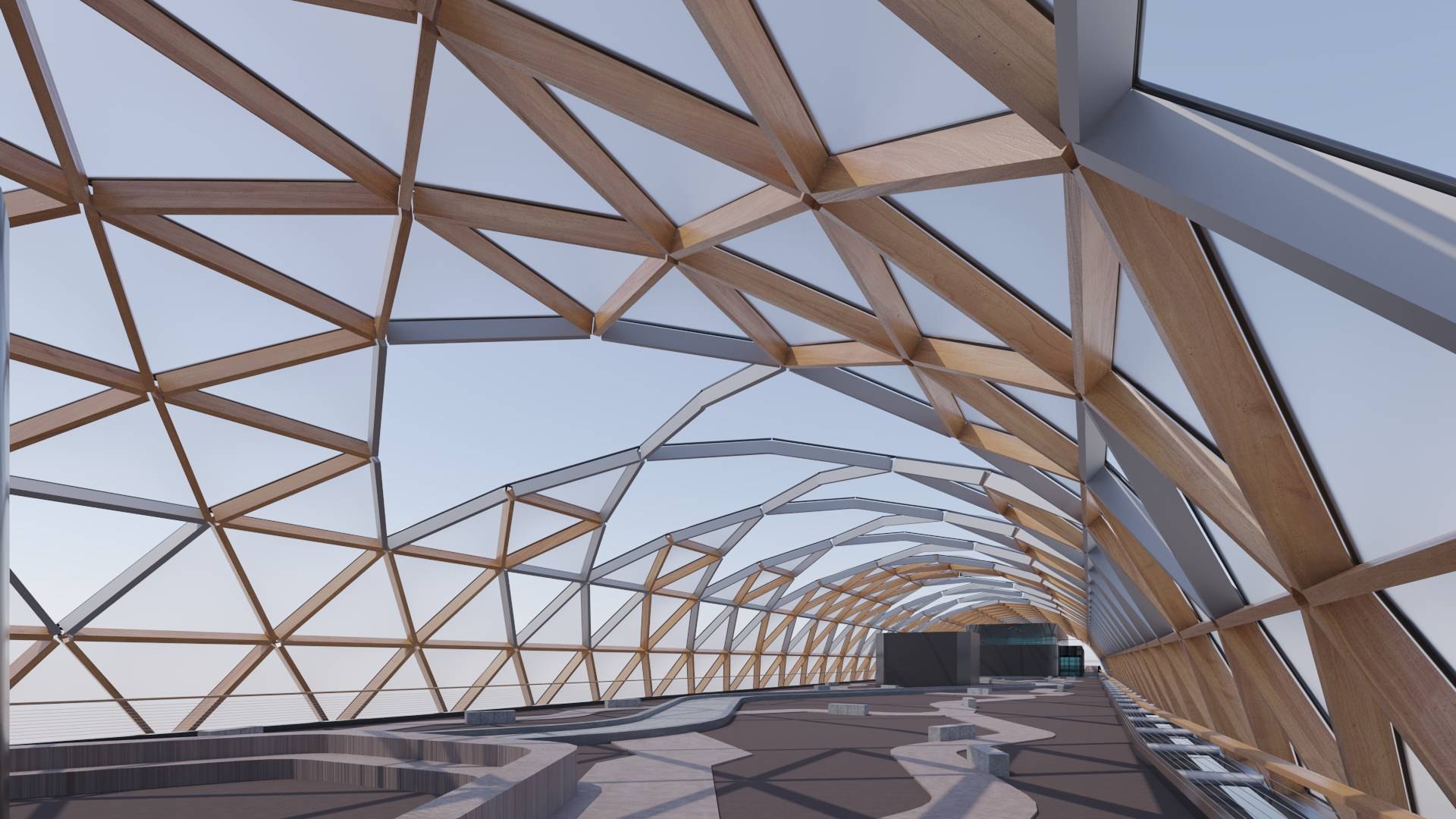 Crossrail Place Station Building 3D Model - TurboSquid 1944074