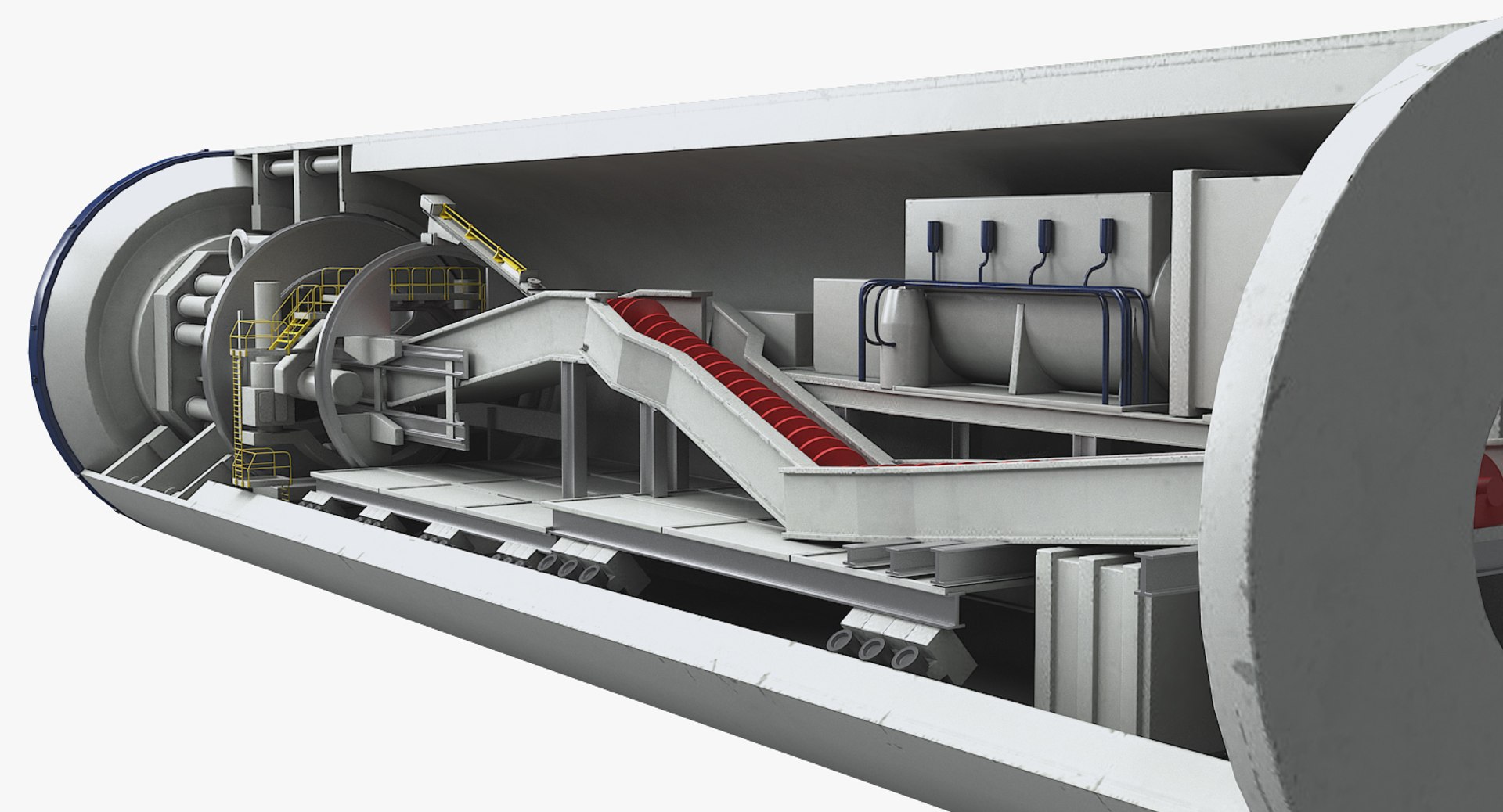 Tunnel Boring Machine 3D Model - TurboSquid 1221281