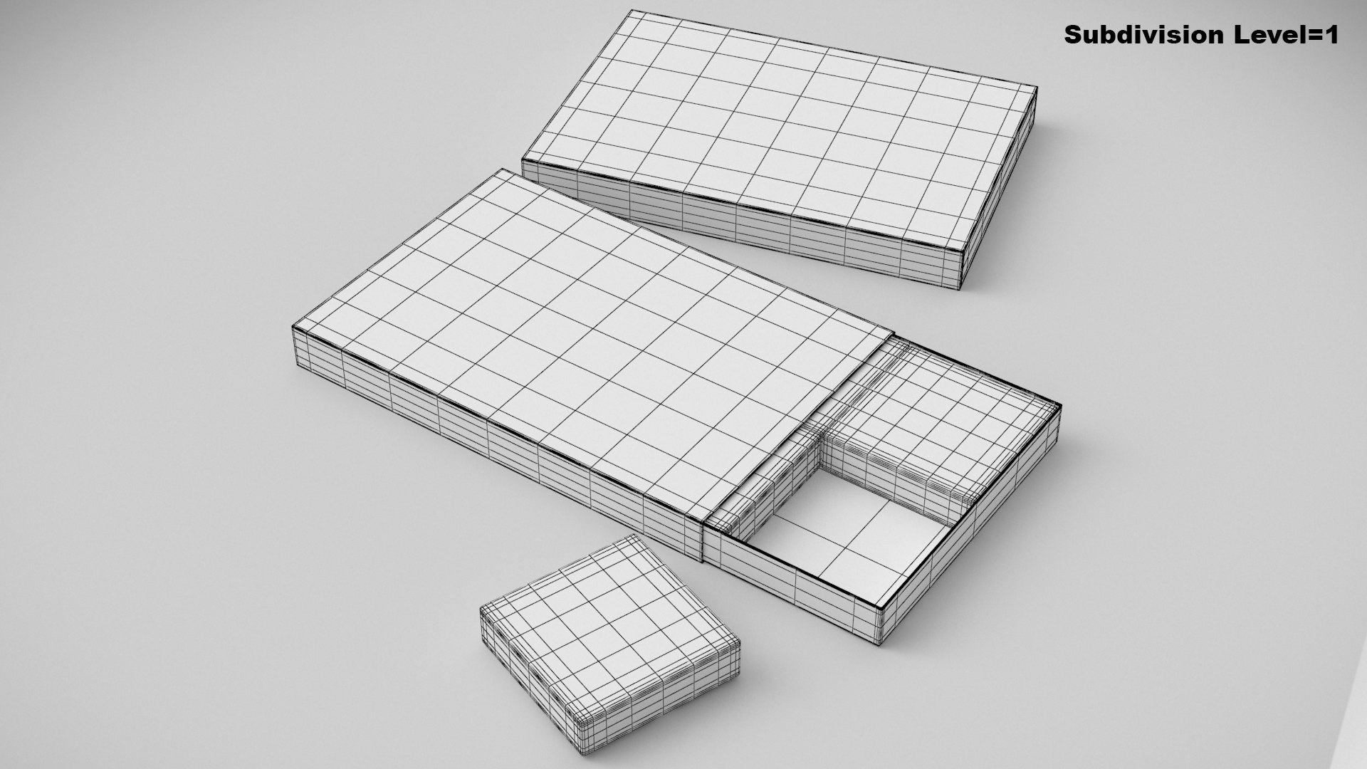 Editable Cheese Box 3D Model - TurboSquid 1661051