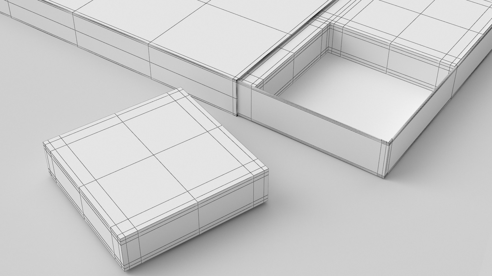 Editable Cheese Box 3D Model - TurboSquid 1661051