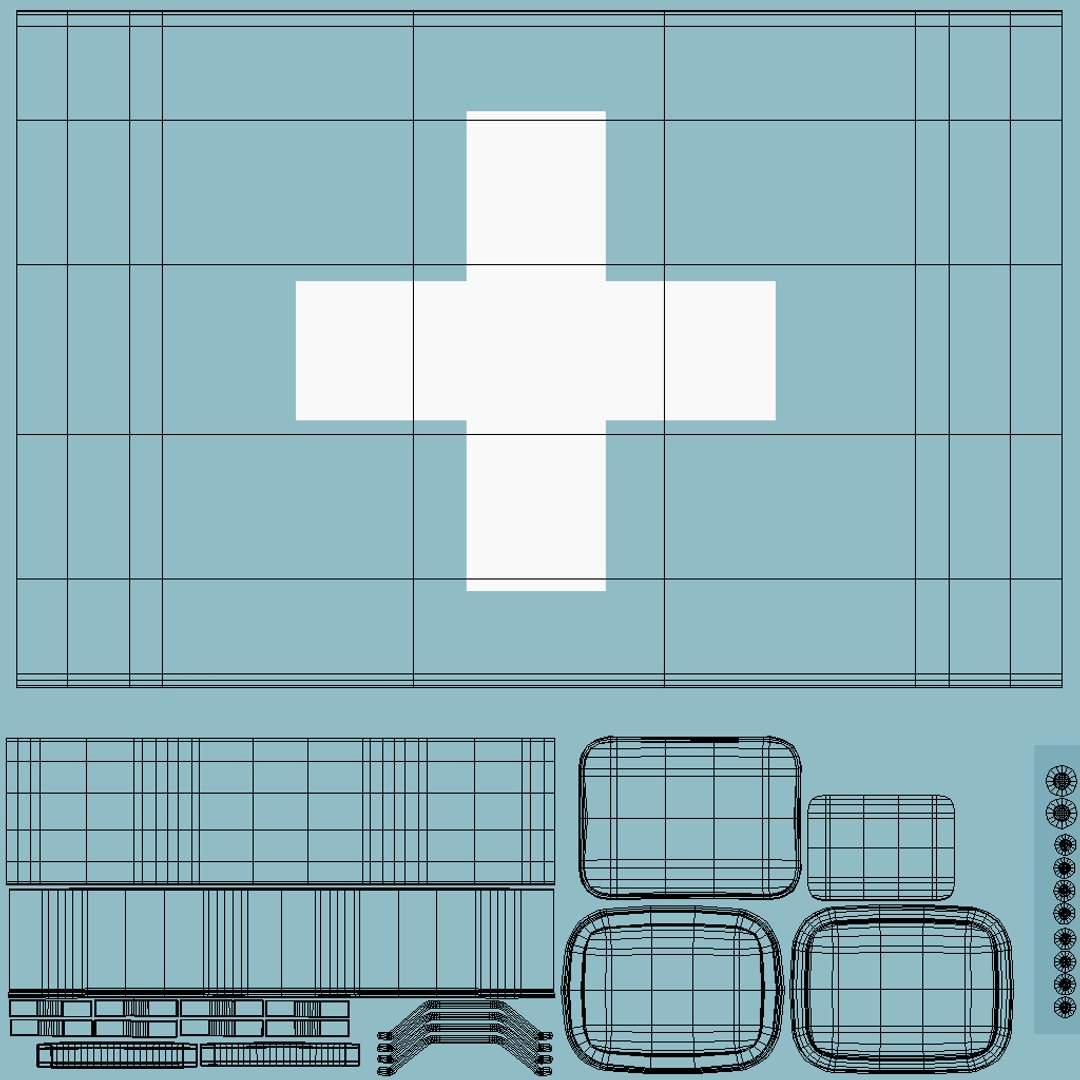 First Aid Kit 01 3D Model - TurboSquid 1863645