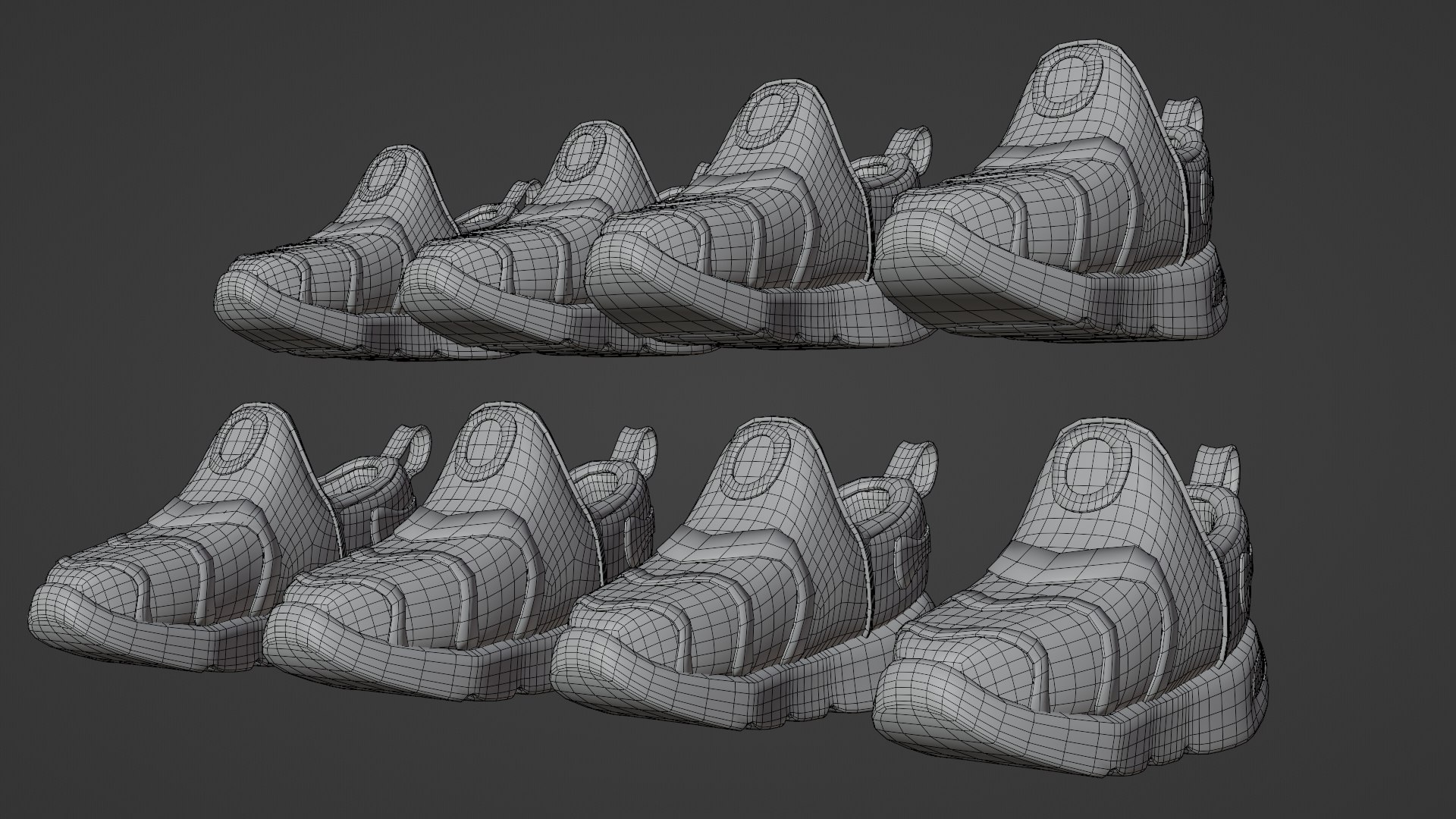 Sport Shoe-Sneaker-trainer Pack 3D Model - TurboSquid 1921412