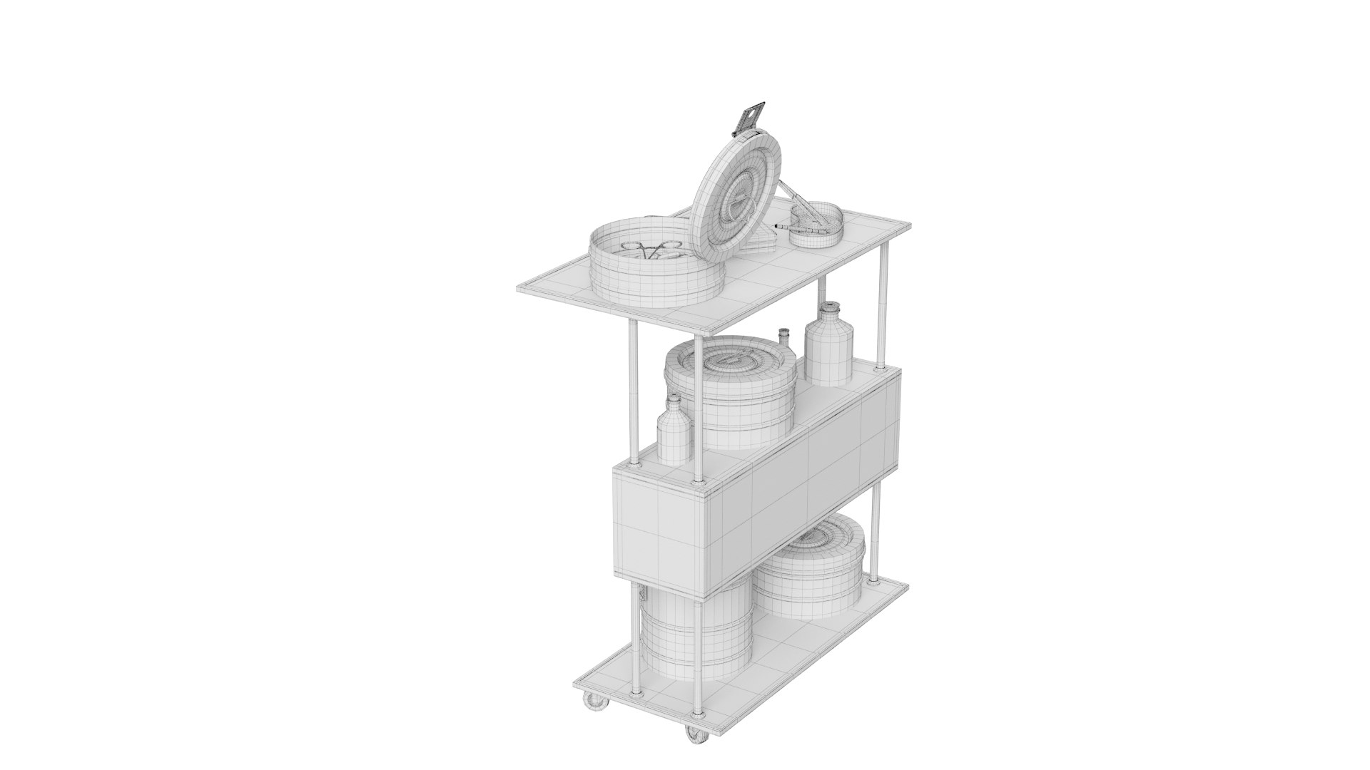 Console medical 3D model - TurboSquid 1677551