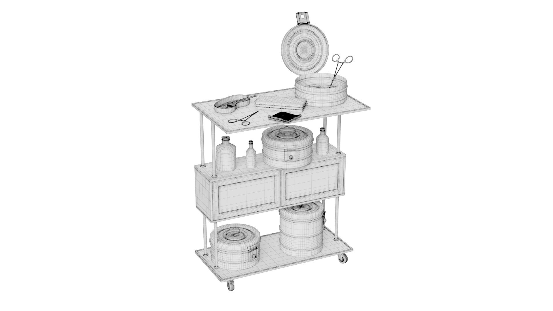 Console medical 3D model - TurboSquid 1677551
