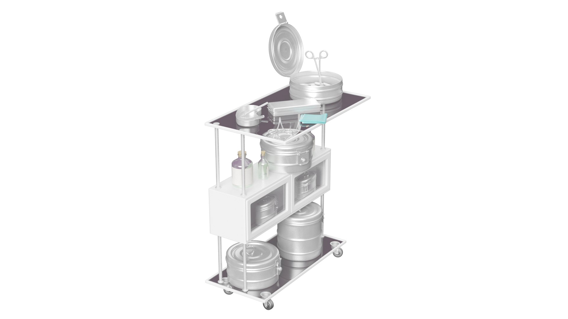 Console medical 3D model - TurboSquid 1677551