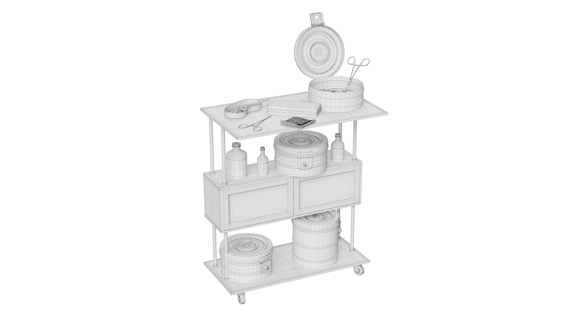 Console medical 3D model - TurboSquid 1677551
