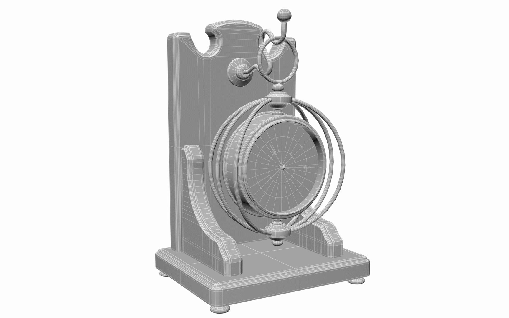 Desk Clock 3D Model - TurboSquid 1804071