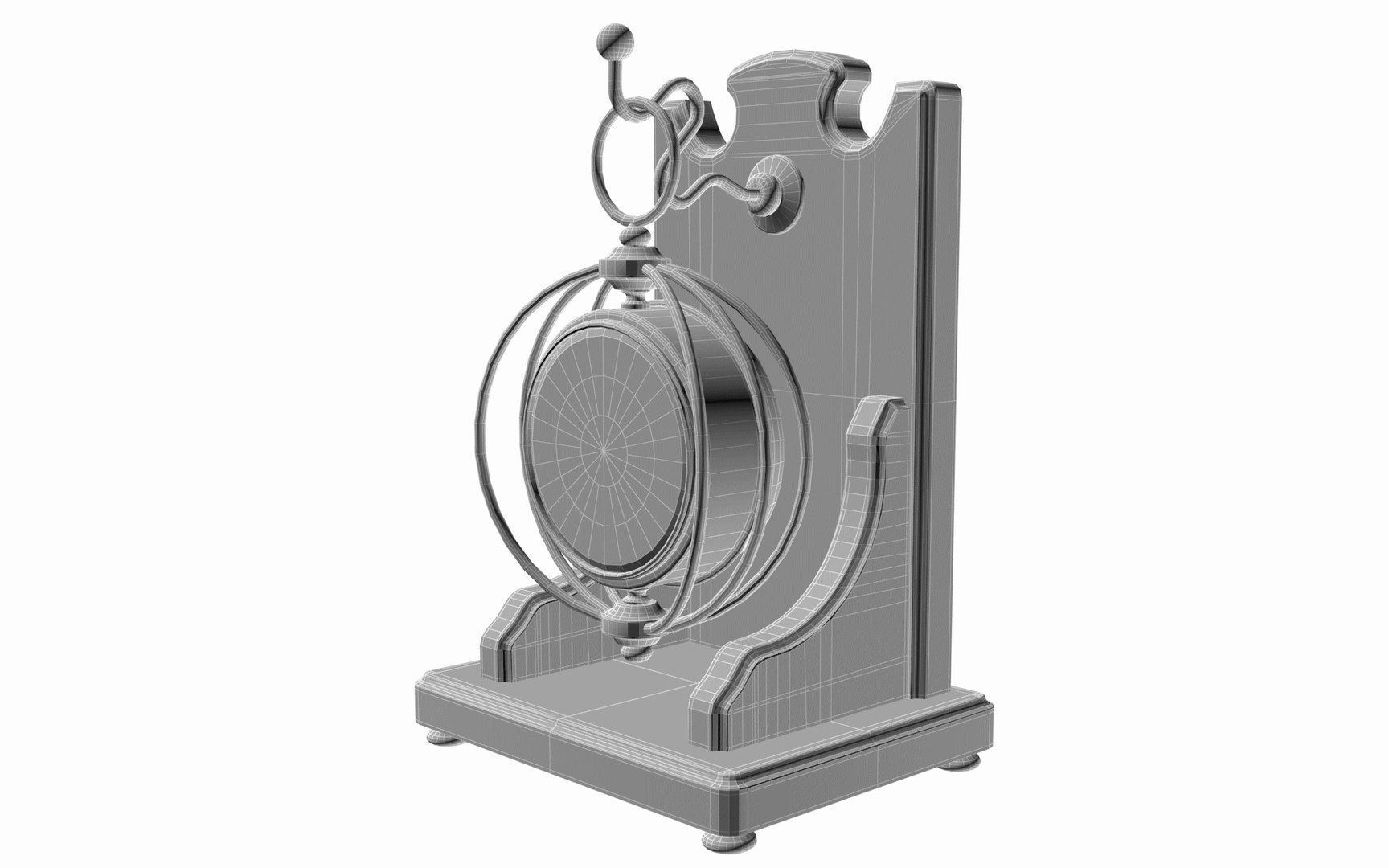 Desk Clock 3D Model - TurboSquid 1804071