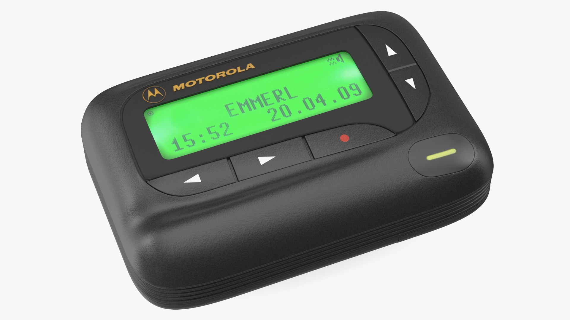 3D Motorola Scriptor LX4 Pager Screen On Model - TurboSquid 1948575