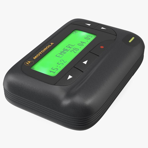 3D Motorola Scriptor LX4 Pager Screen On model - TurboSquid 1948575