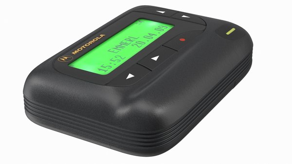modelo 3d Pantalla de buscapersonas Motorola Scriptor LX4 encendida ...