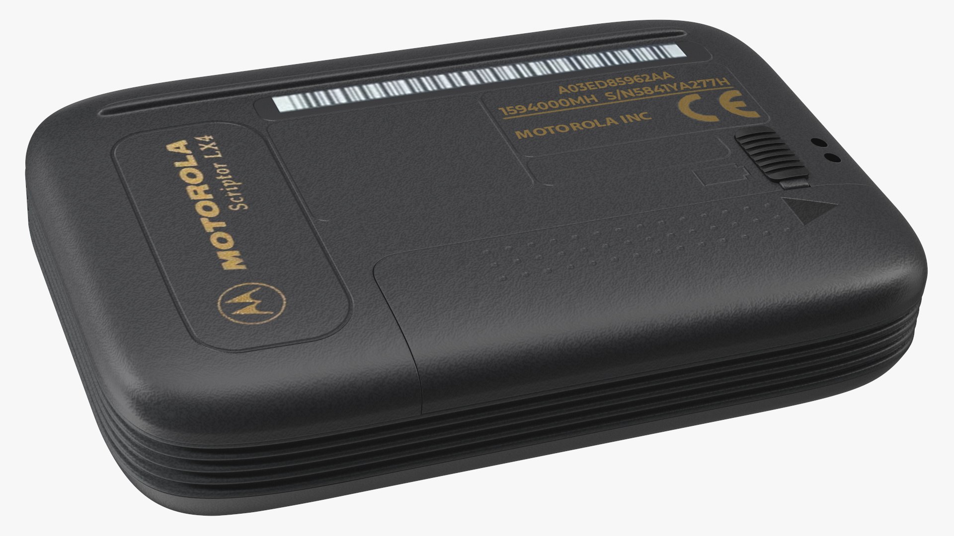 3D Motorola Scriptor LX4 Pager Screen On model - TurboSquid 1948575