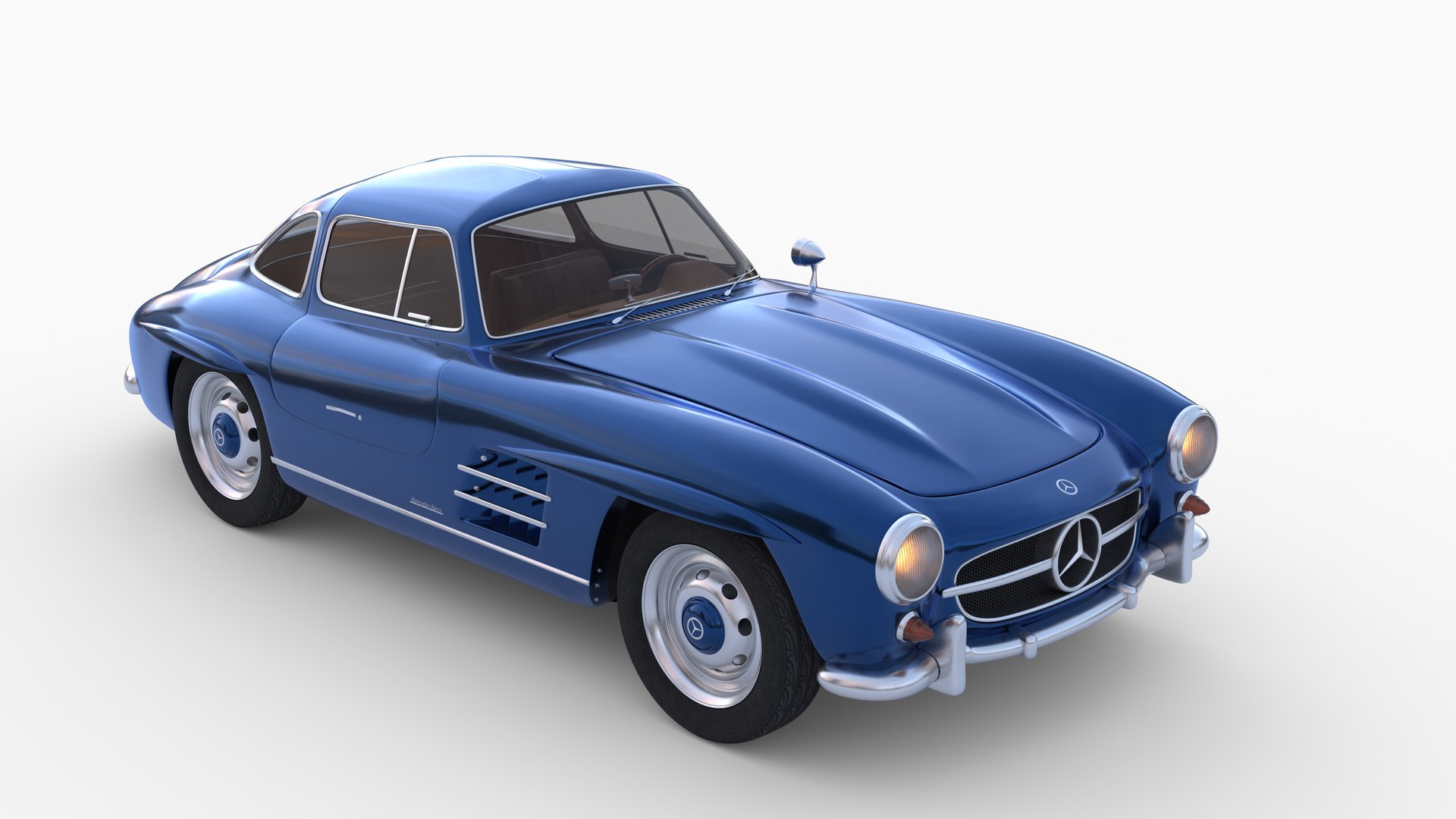 Free Mercedes Benz 300 SL 3D Model - TurboSquid 2043659