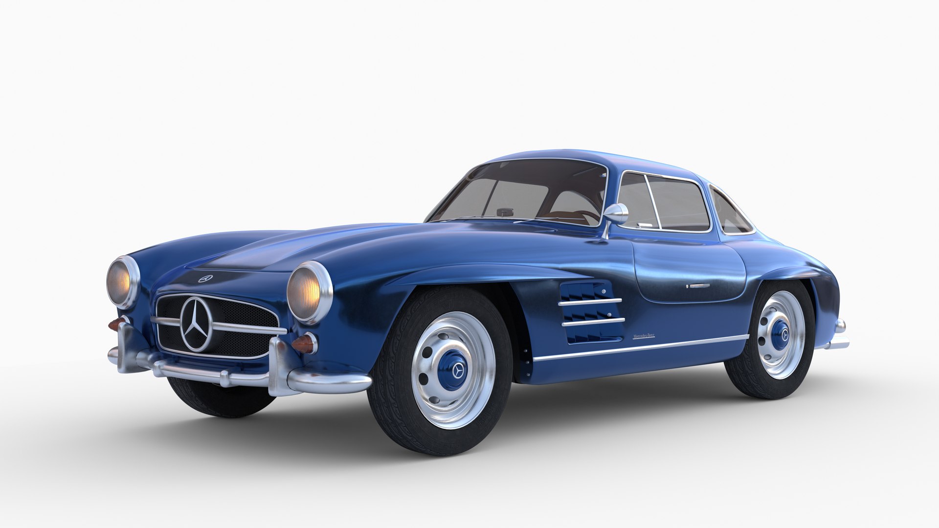 Free Mercedes Benz 300 SL 3D Model - TurboSquid 2043659