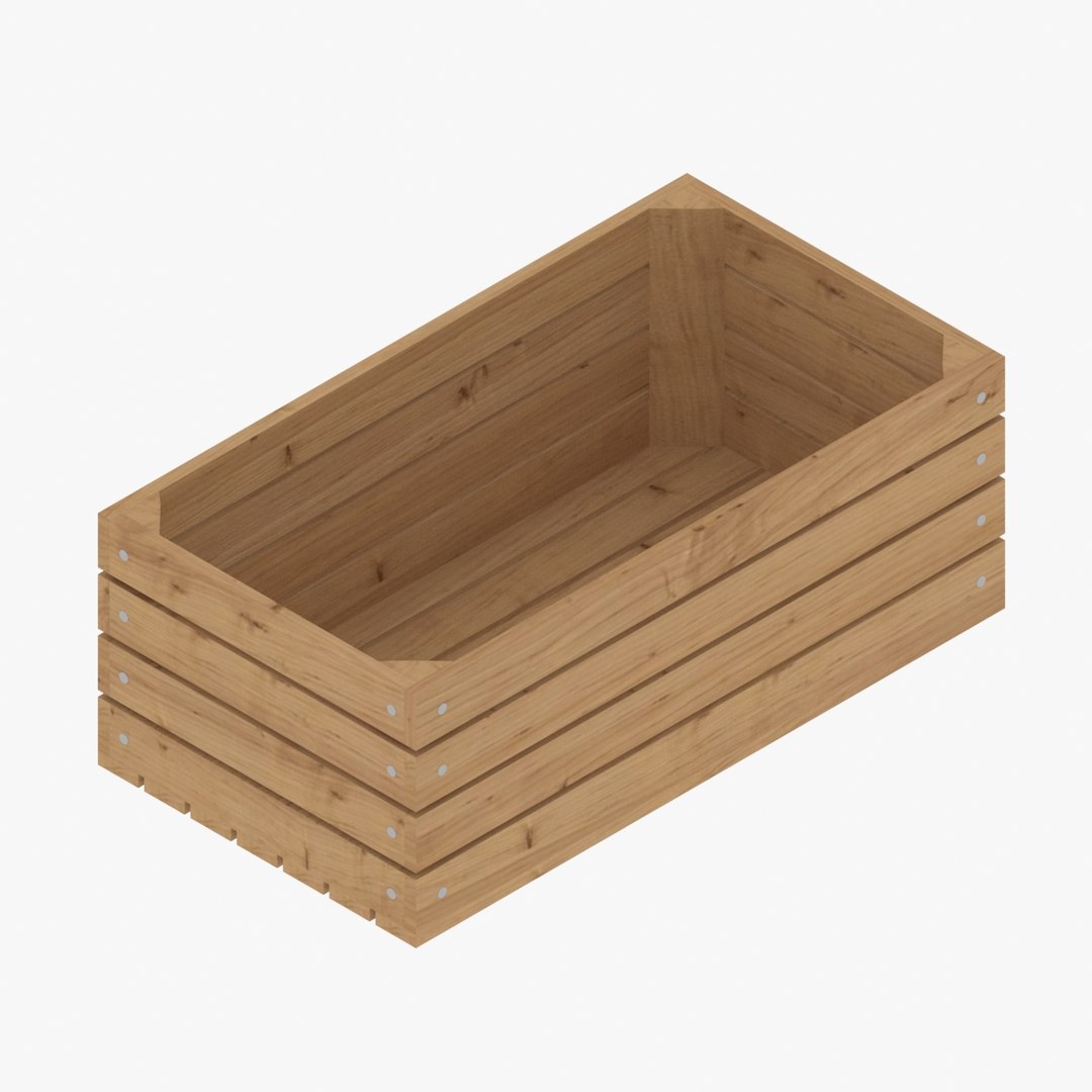 Wooden Box 3D Model - TurboSquid 1768231
