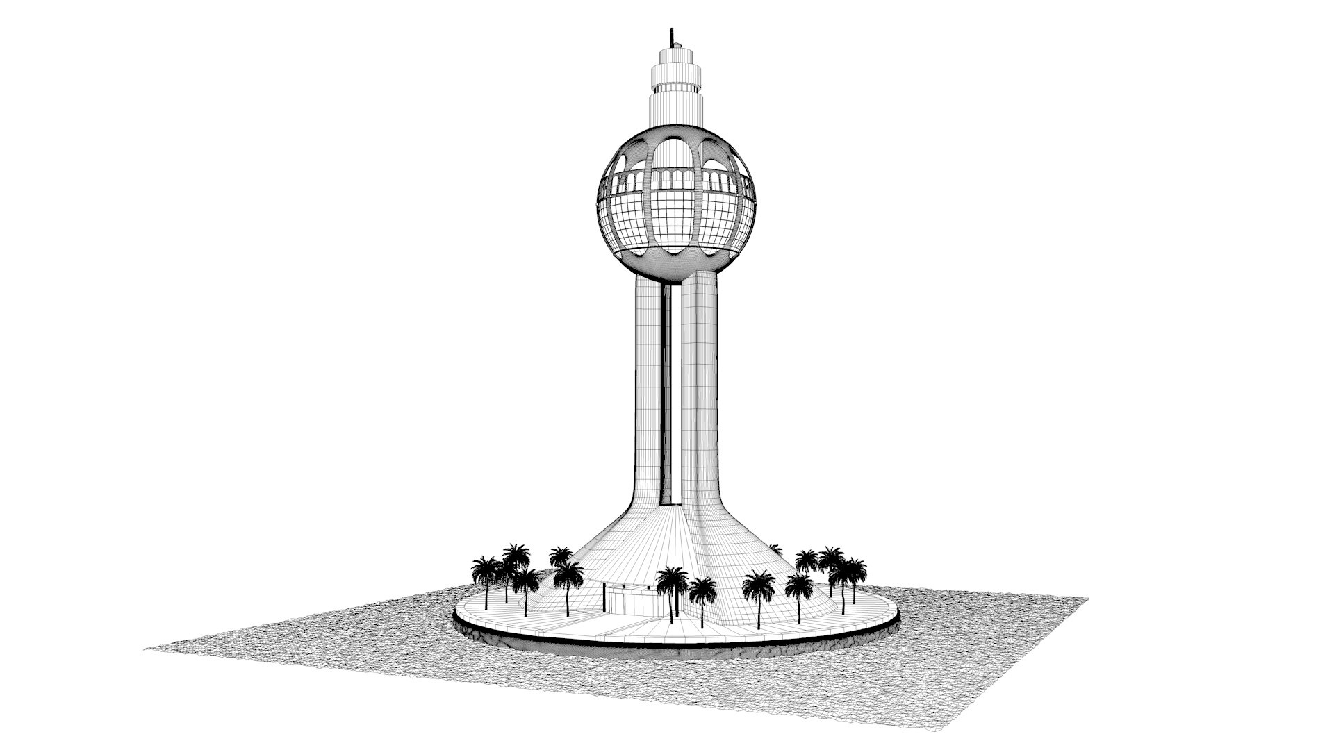 Jeddah Light 3D Model - TurboSquid 1987331