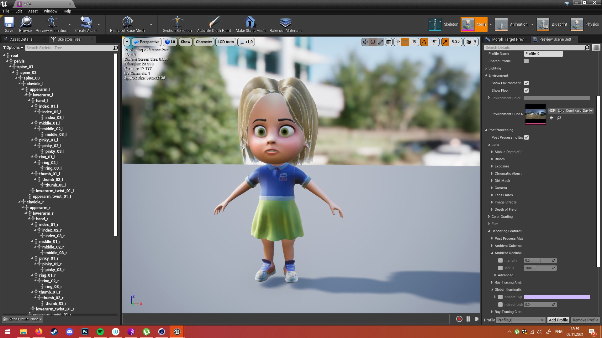 3D Eva Child Cartoon Model - TurboSquid 1804096