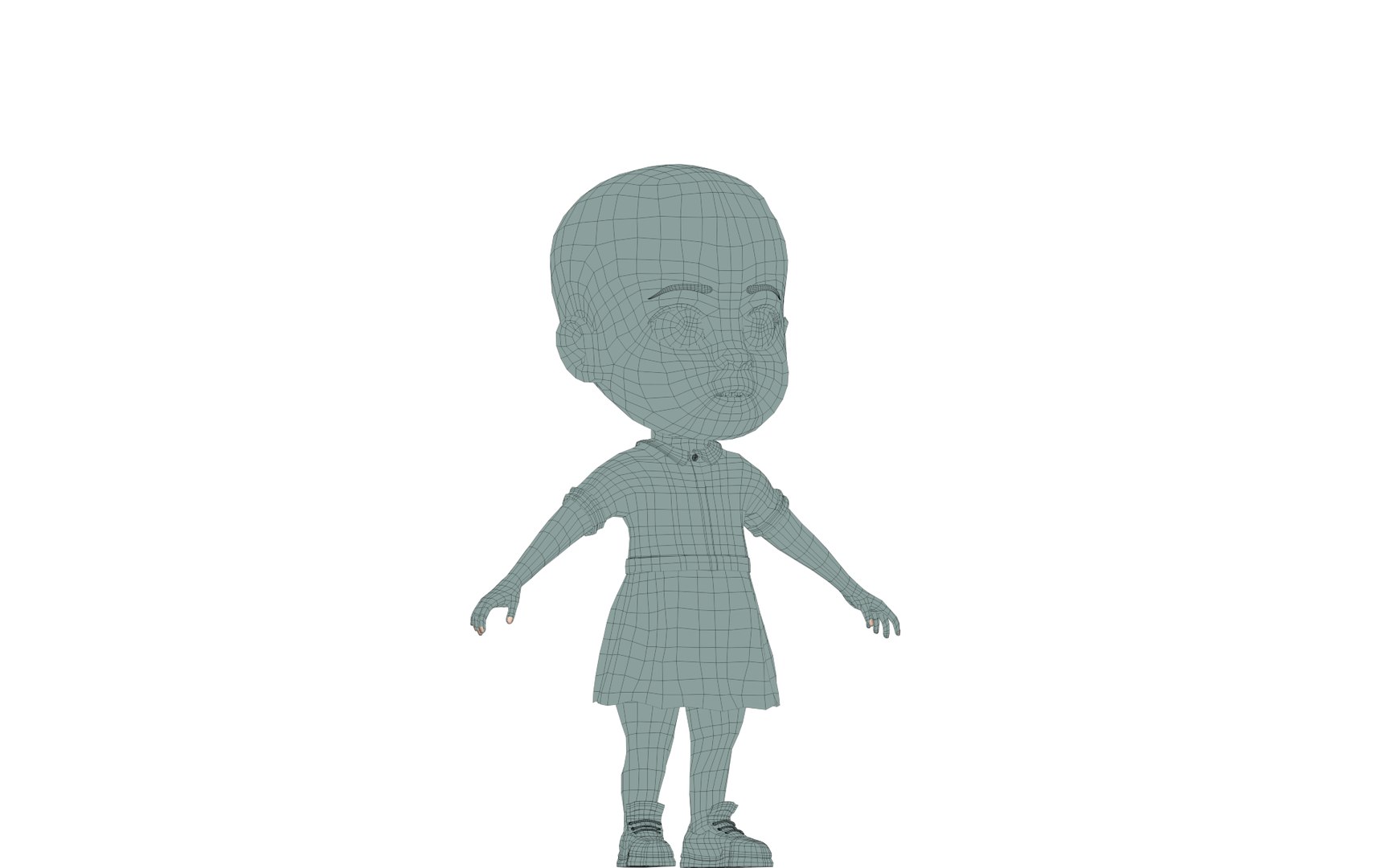 3D Eva Child Cartoon Model - TurboSquid 1804096