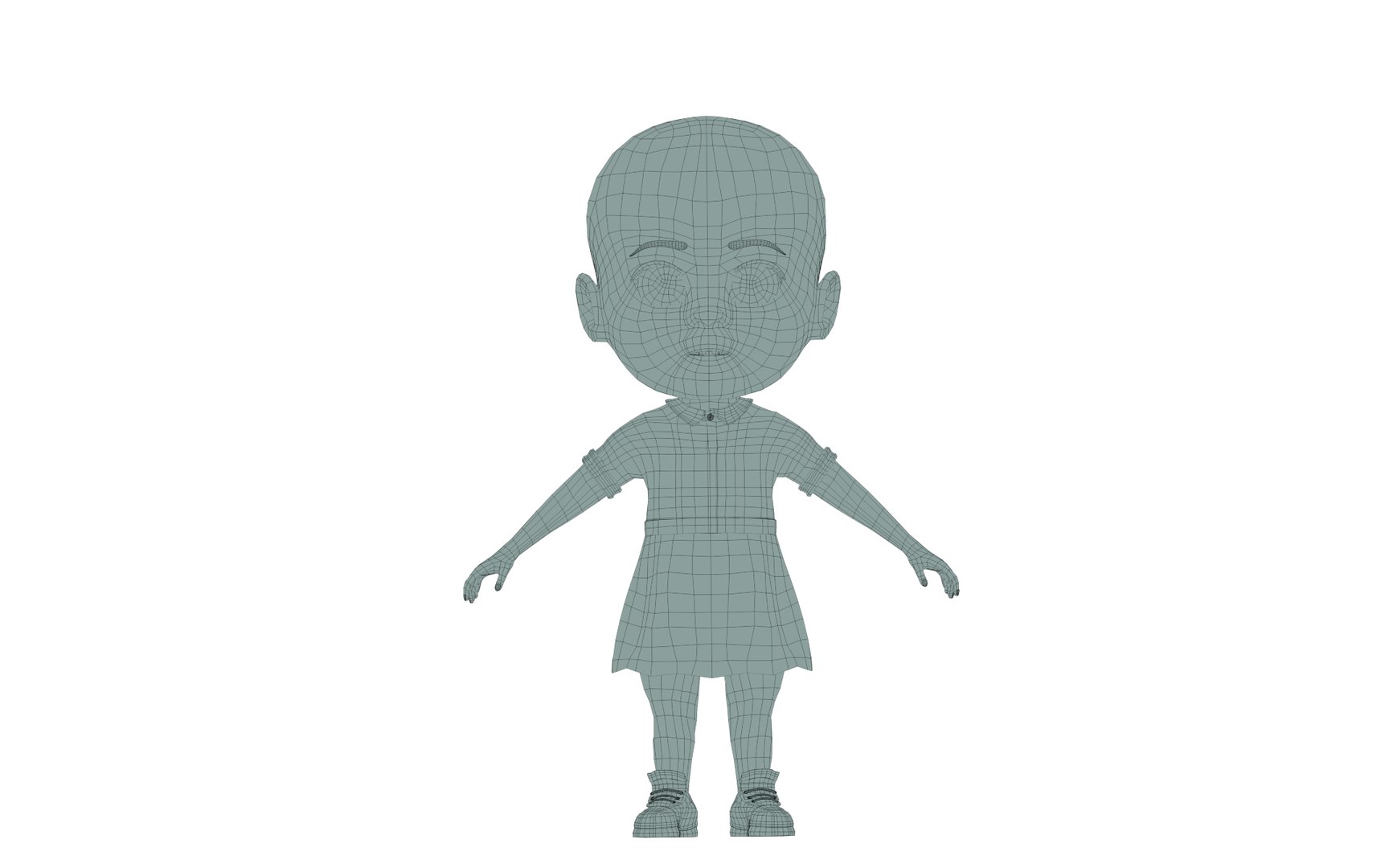 3D Eva Child Cartoon Model - TurboSquid 1804096